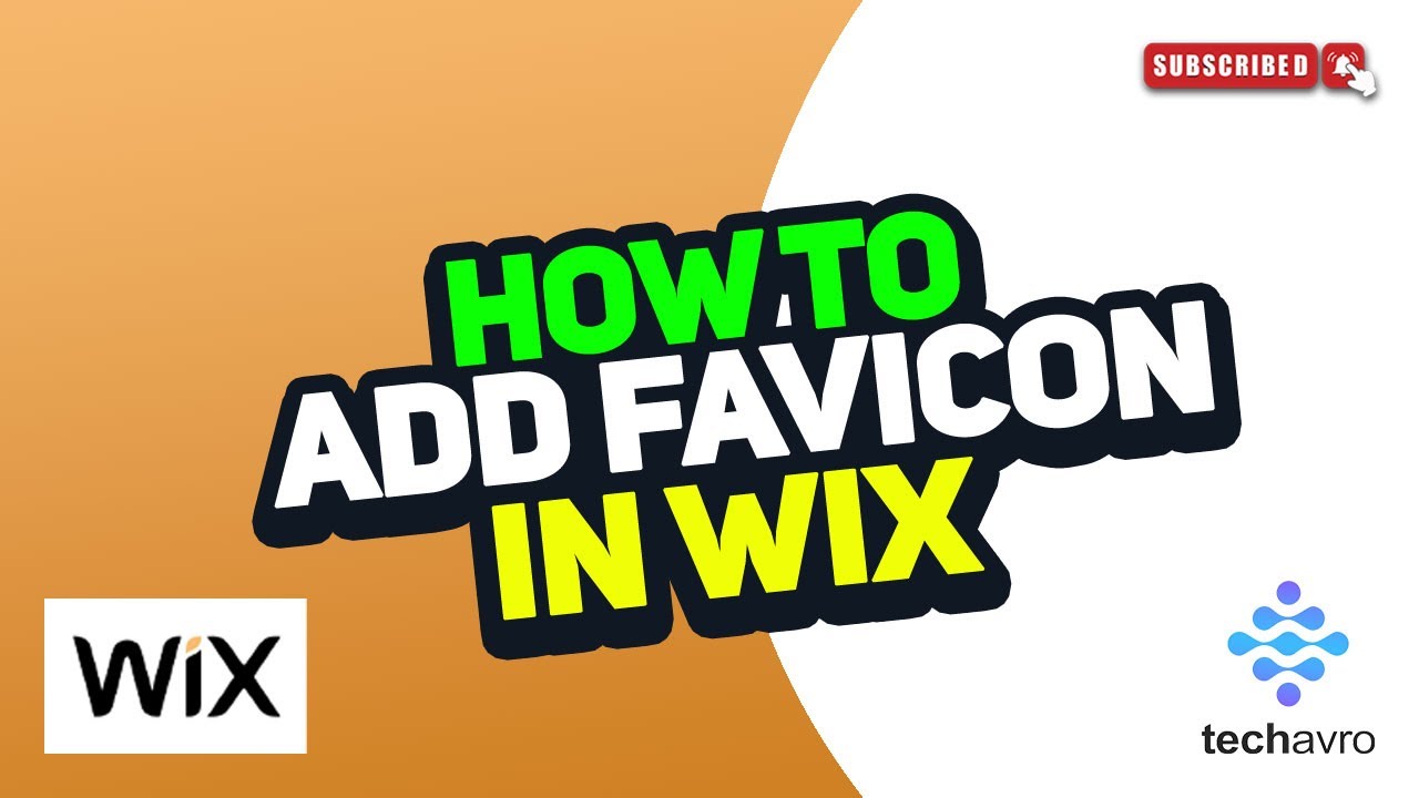 How to Add Favicon in Wix 2025 - YouTube