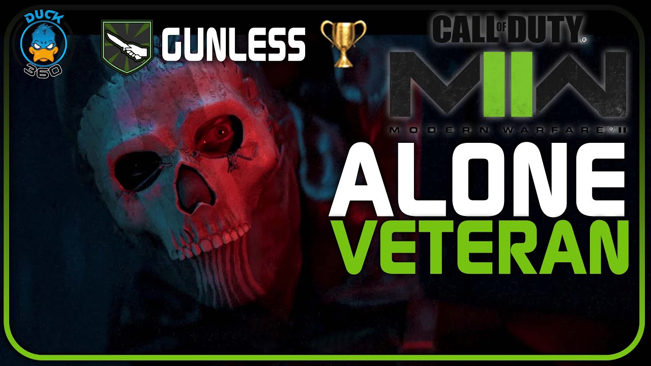 Call of Duty Modern Warfare 2 VETERAN Difficulty ALONE Mission ...