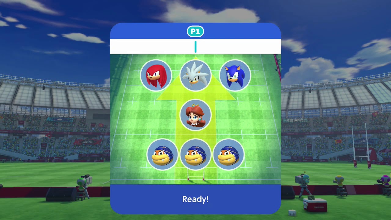 Mario and Sonic at the Tokyo 2020 Olympic Games- Rugby Sevens (Silver ...