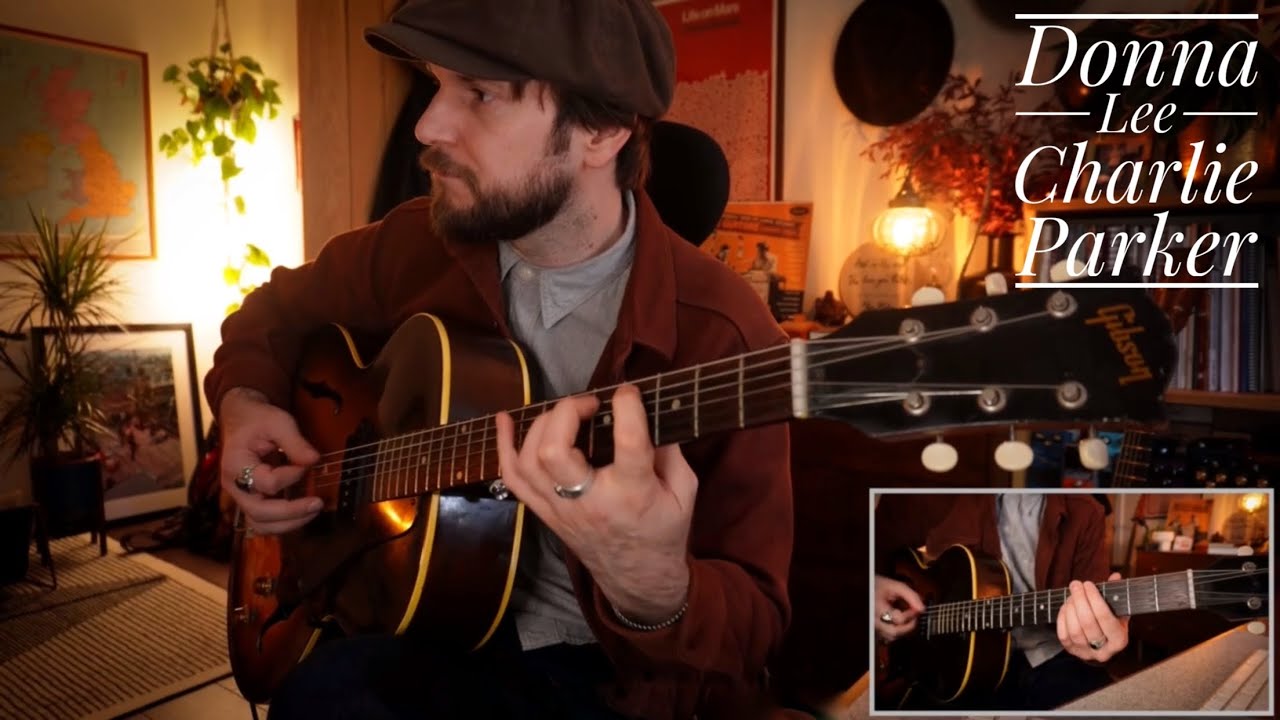 Donna Lee Charlie Parker jazz bebop saxophone on guitar by Alex Farran ...