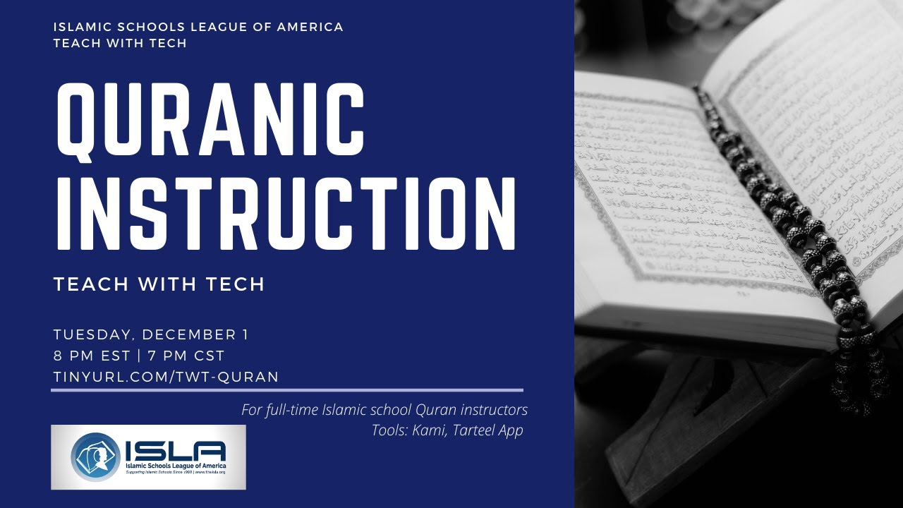 Teach with Tech: Quranic Instruction - YouTube