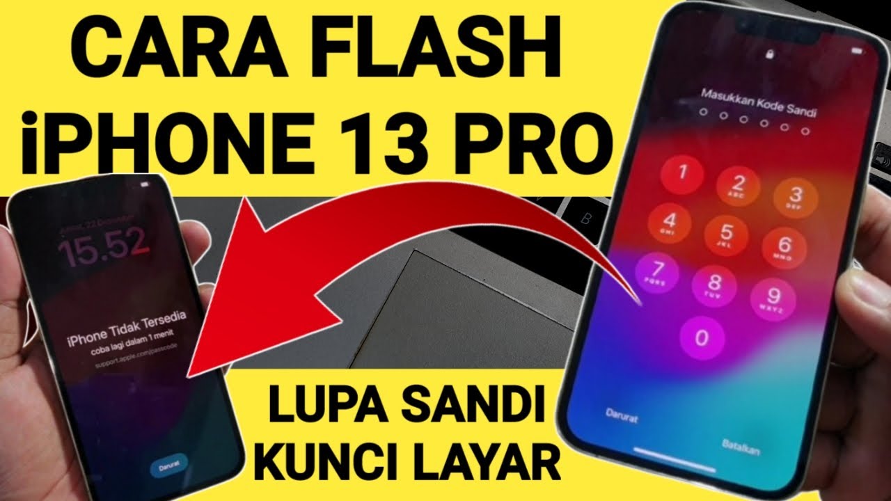 Cara Flash iPhone 13 Pro Lupa Sandi iPhone tidak tersedia - YouTube