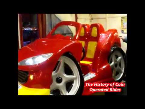2010s Coin Operated Sports Car Kiddie Ride - Crazy Wheels - YouTube
