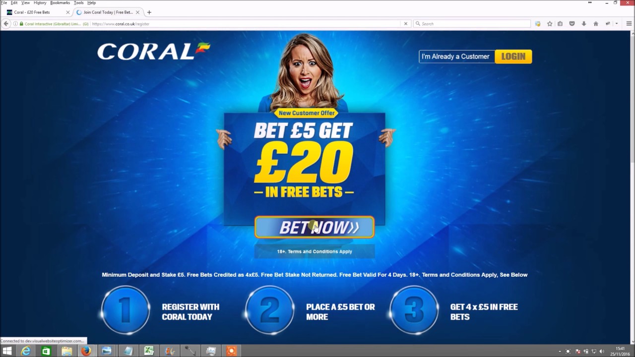 Coral £20 Free Bet - YouTube