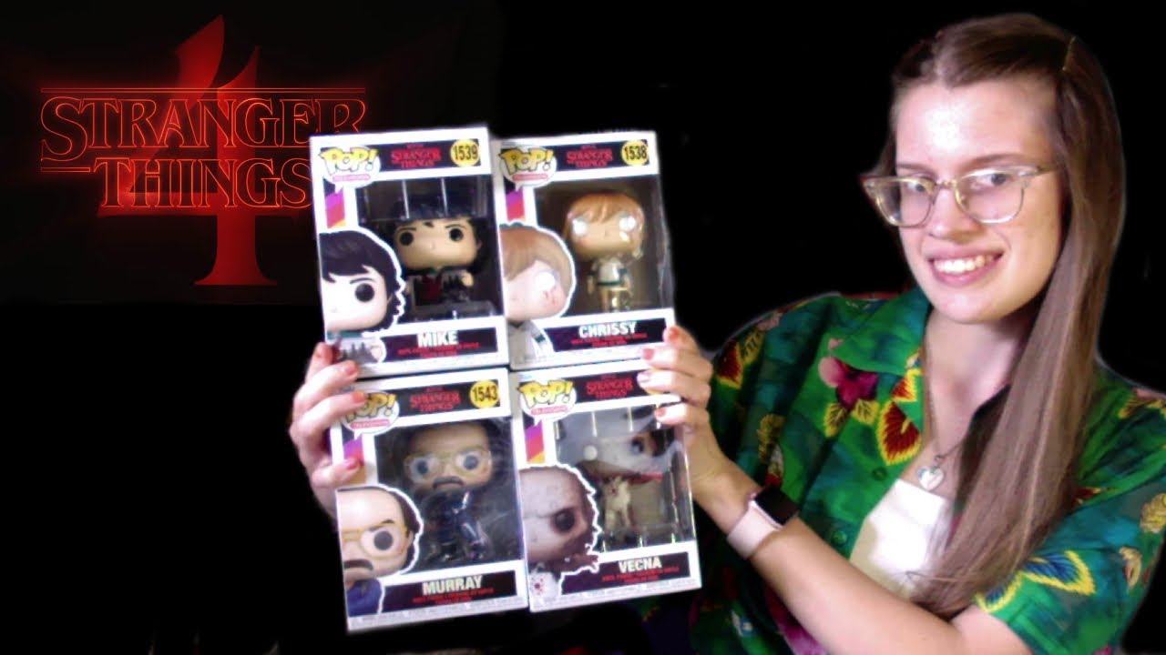 New Stranger Things 4 Funko Pops - Chrissy Cunningham, Vecna, Mike ...