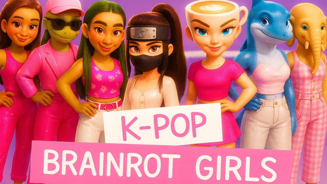 BRAINROT DANCING💗 Brainrot Girls / K-Pop Party (Official Video) - YouTube