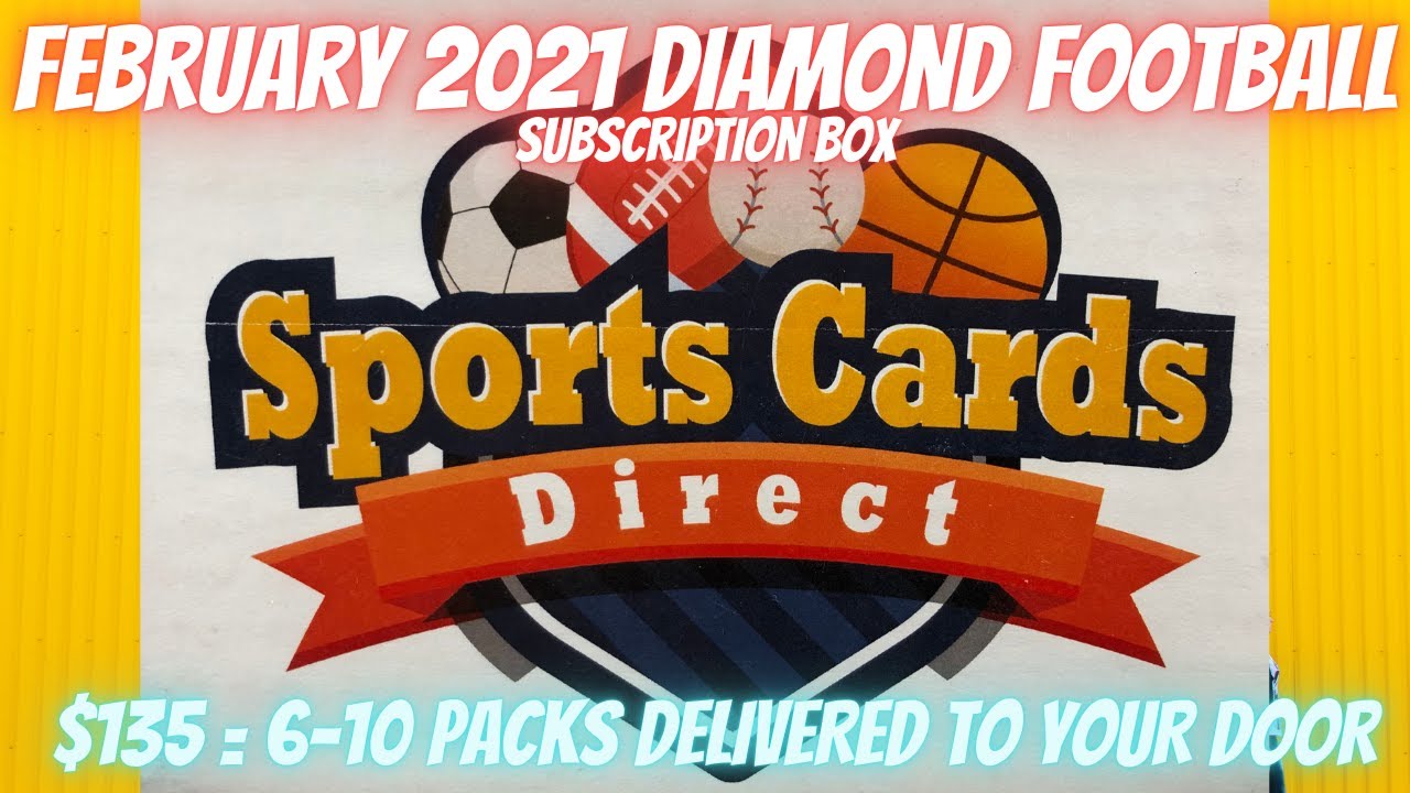 Sports Cards Direct Diamond Football Subscription Box. February 2021 ...