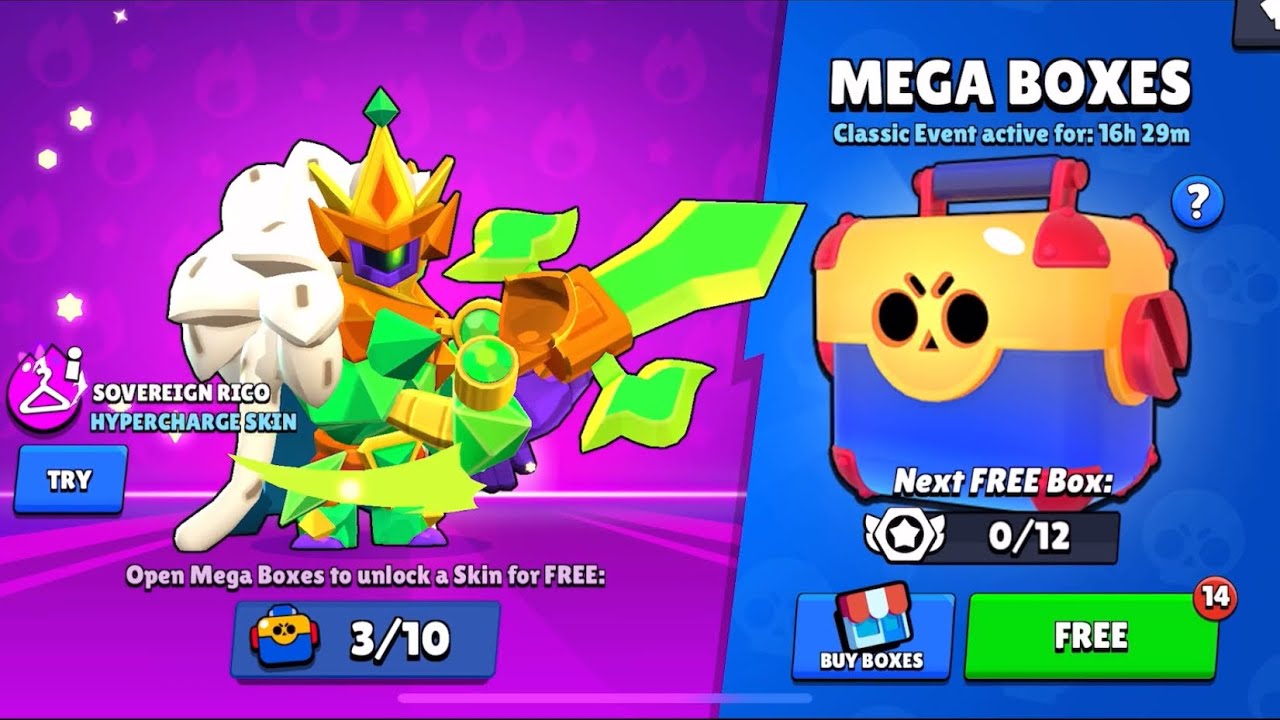 Opening 14 Megaboxes! || Brawl Stars (F2P #13.5) - YouTube