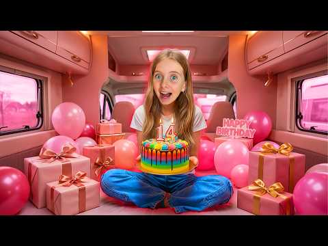 ⏰ MELISSA'NIN DOĞUM GÜNÜNDE KARAVANDA 24 SAAT 🥳 Mutlu Doğum Günü 🎂