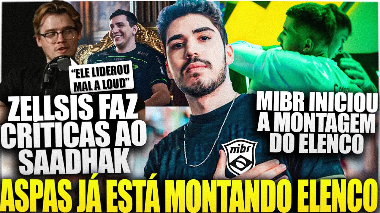 ASPAS JÁ ESTÁ ESCOLHENDO OS JOGADORES DO MIBR 2025? ZELLSIS CRITICA ...