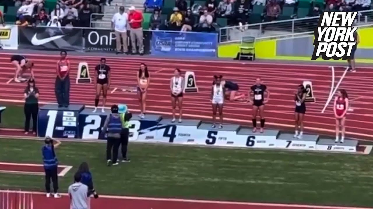 Transgender high school runner in Oregon booed after winning girls ...