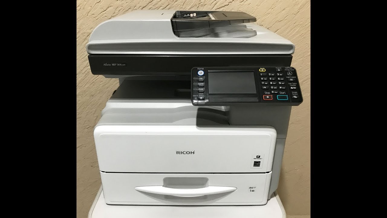 SUMMER - Multifuncional Laser Ricoh MP301 SPF Revisada - YouTube