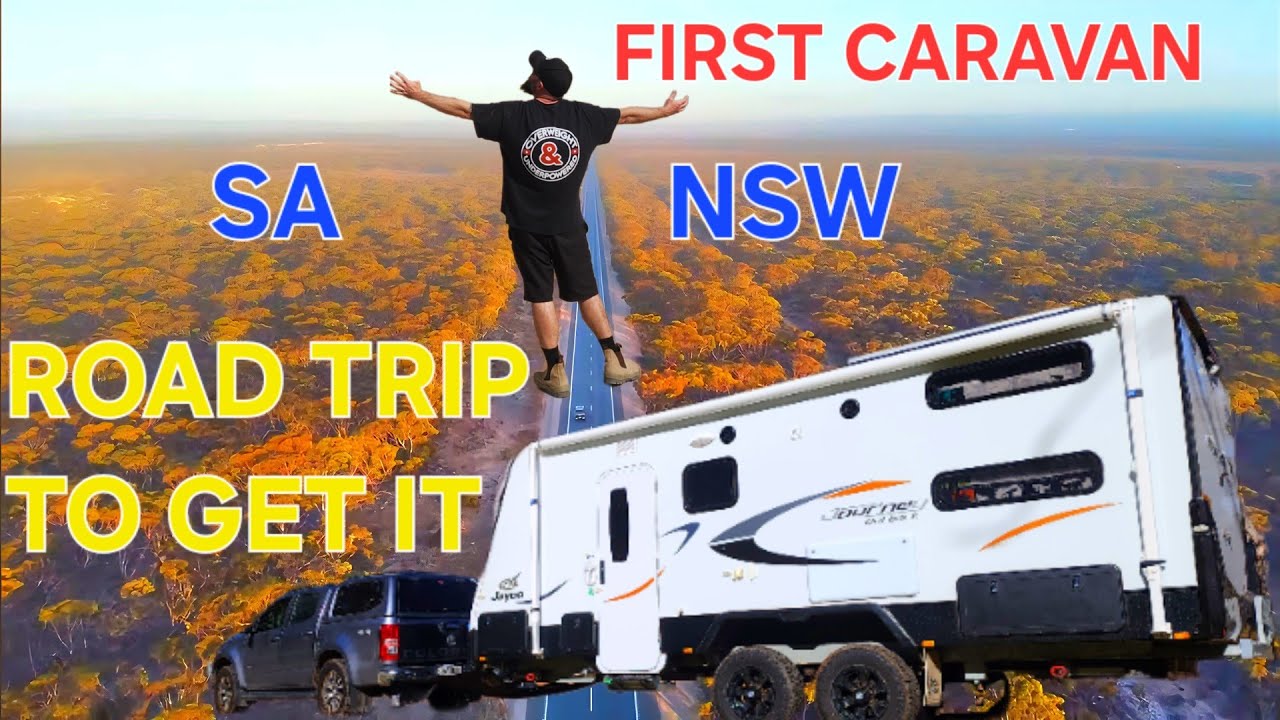 Road trip to pick up our first caravan - YouTube
