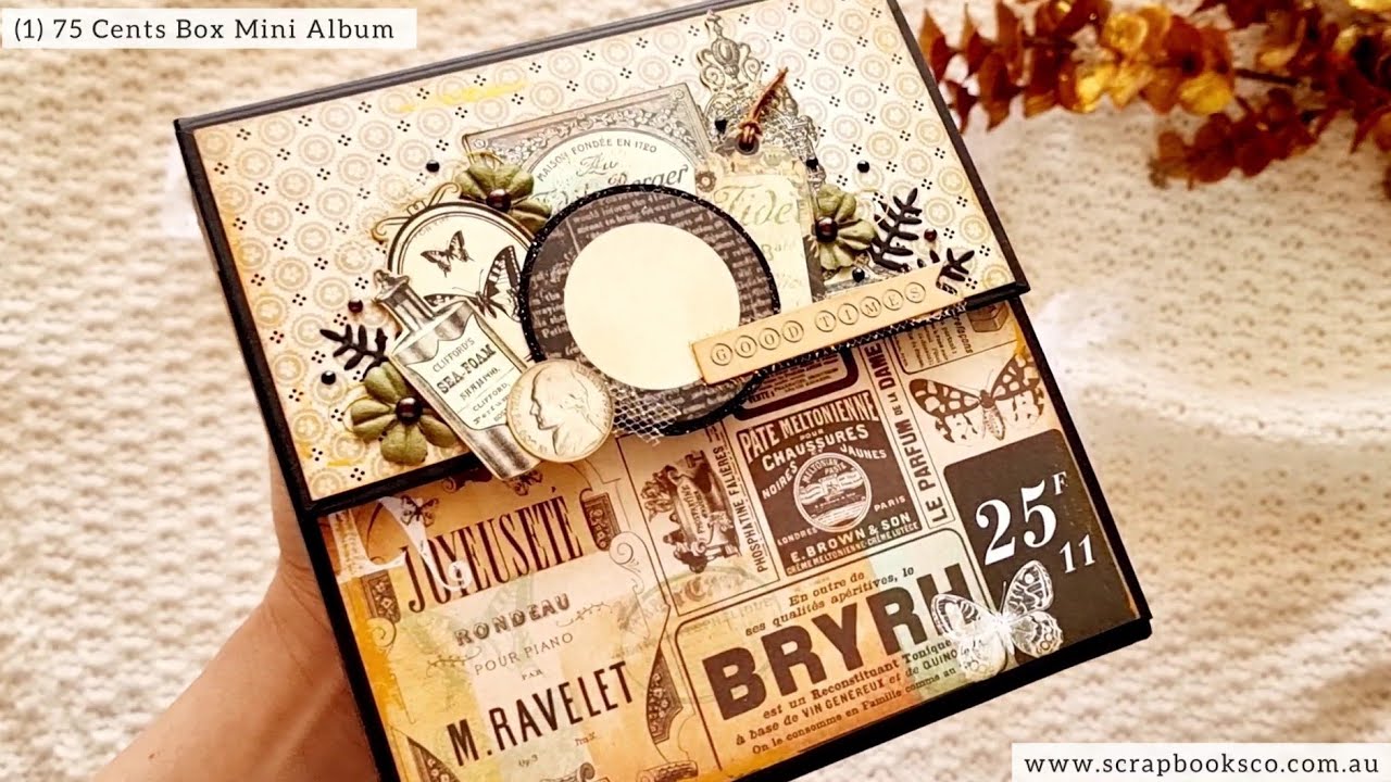 (1) 75 Cents Box Mini Album || @scrapbooksco.australia - YouTube