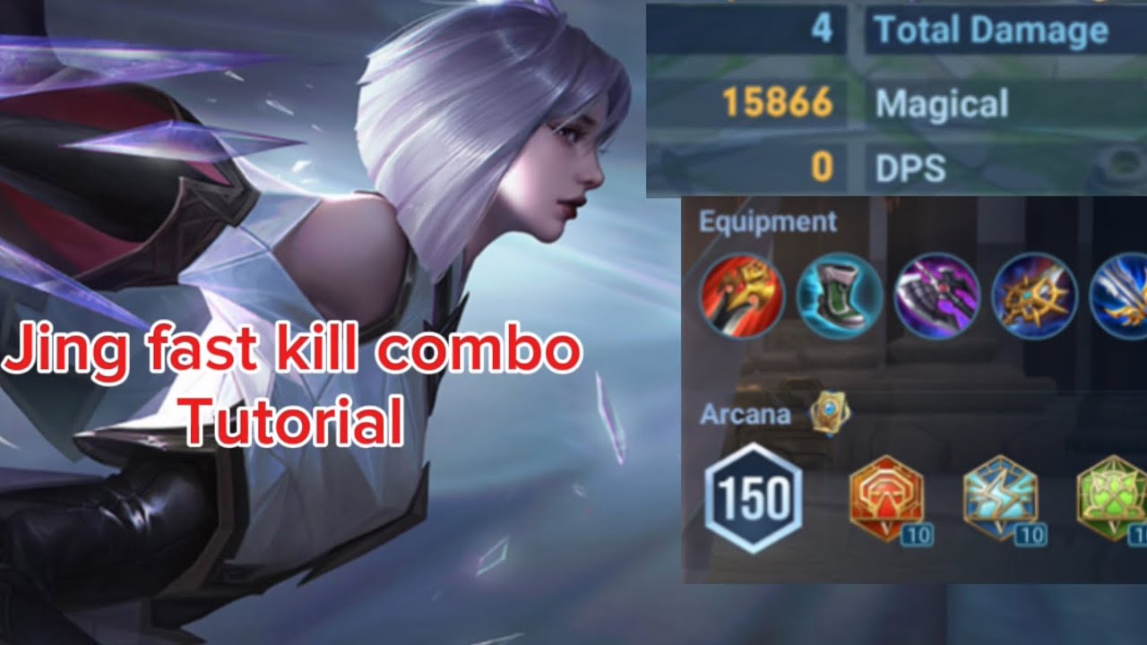 Honor of Kings - Jing fast kill combo tutorial - YouTube