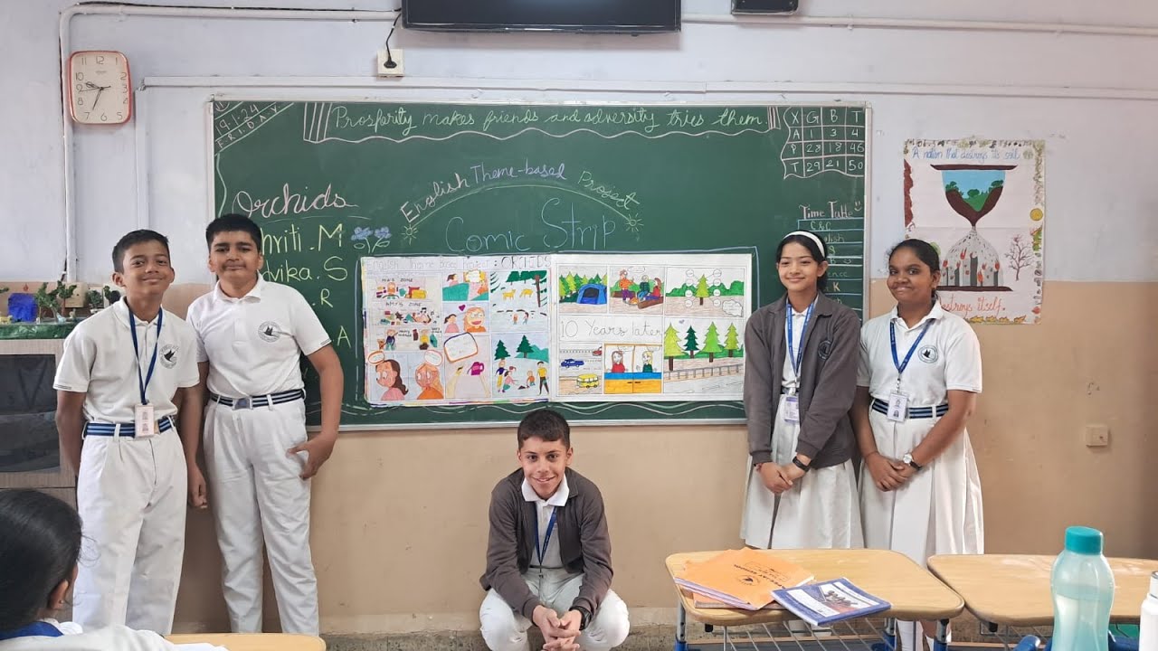 Comic Strip on 'Forests for a Better Future' Class VII- English at ...