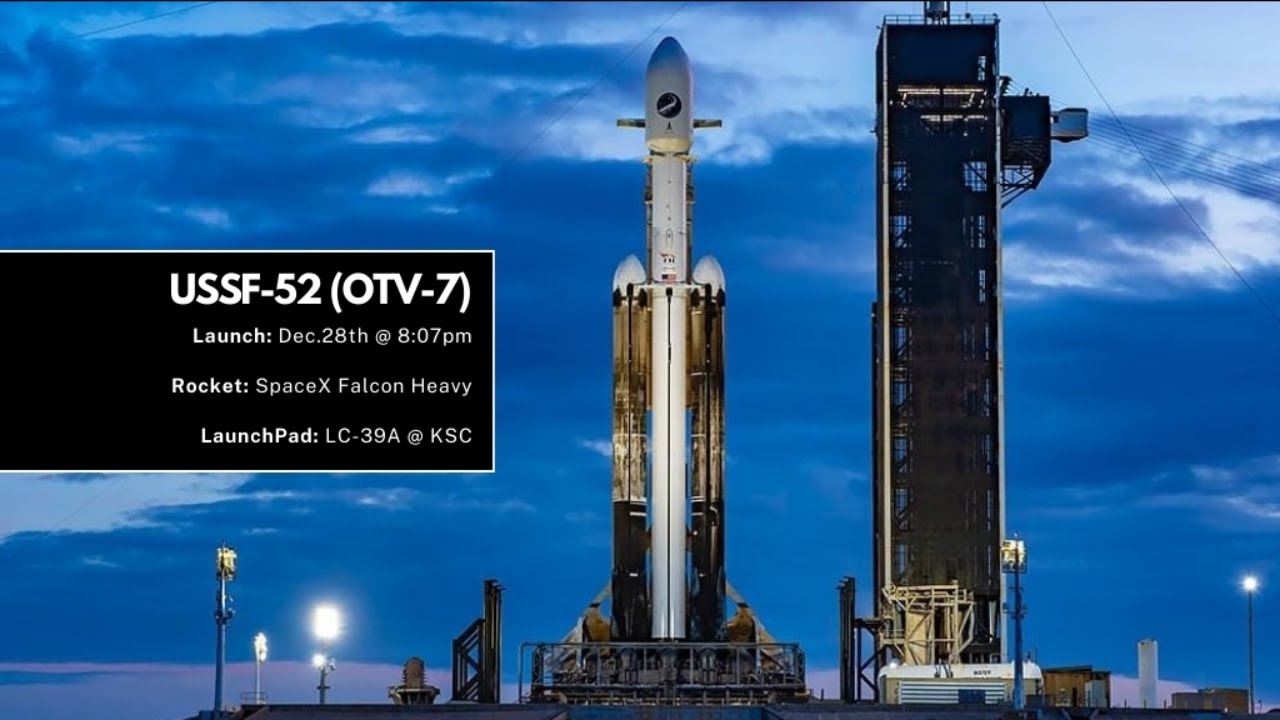 Launch of Falcon Heavy | USSF-52 (OTV-7) - YouTube
