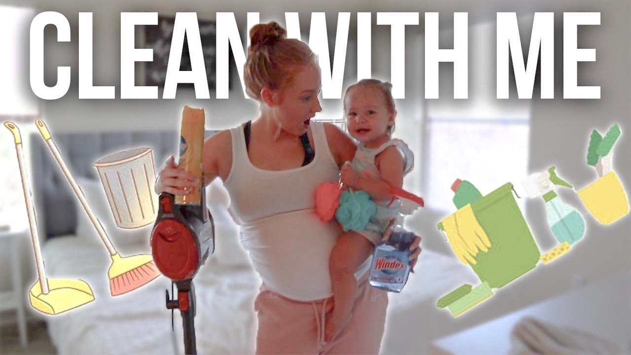Deep Clean With Me! 6 MONTHS PREGNANT - YouTube