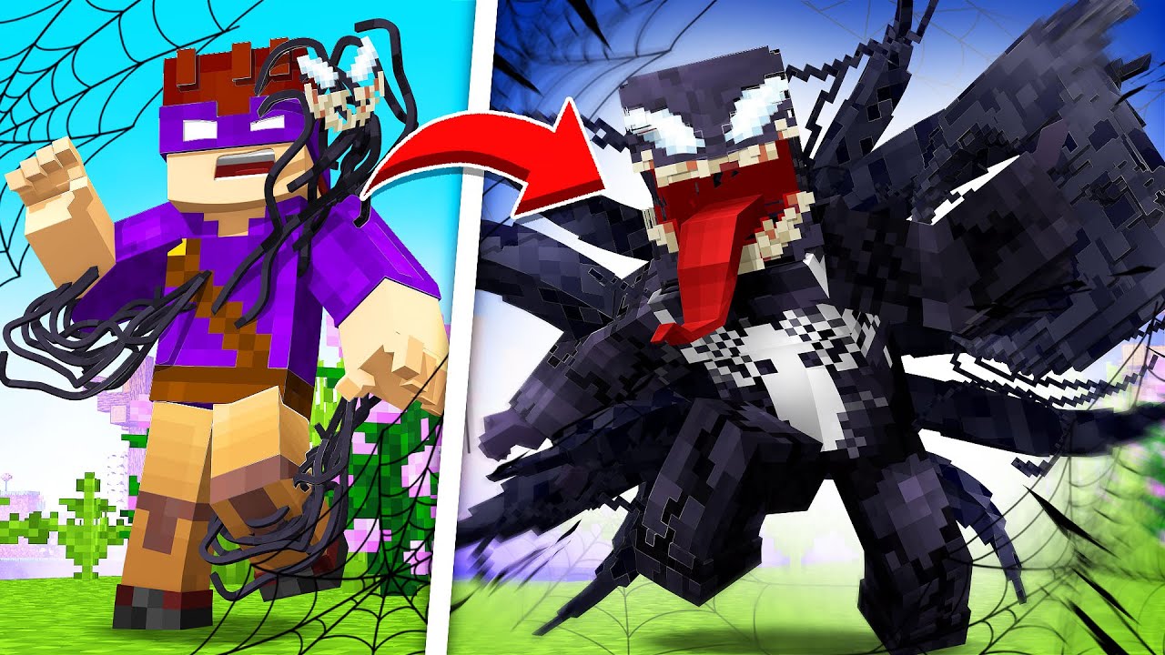 PODER MÁXIMO DO VENOM no MINECRAFT!! - Herois e Vilões - YouTube