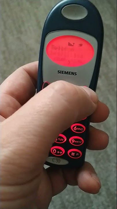 Napi retro mobil: Siemens C30 #funny #short #retromobile #siemens #c30 #red - YouTube