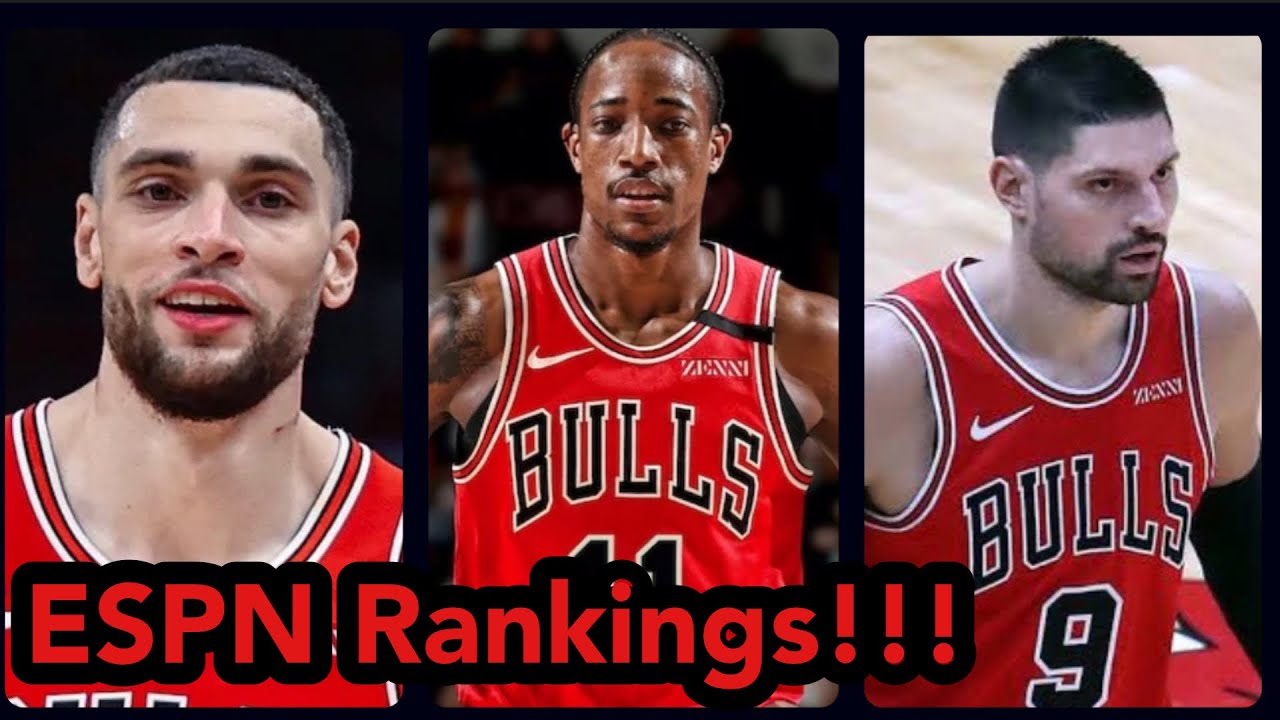 4 Chicago Bulls players are in the ESPN top 100 Players!!! - YouTube