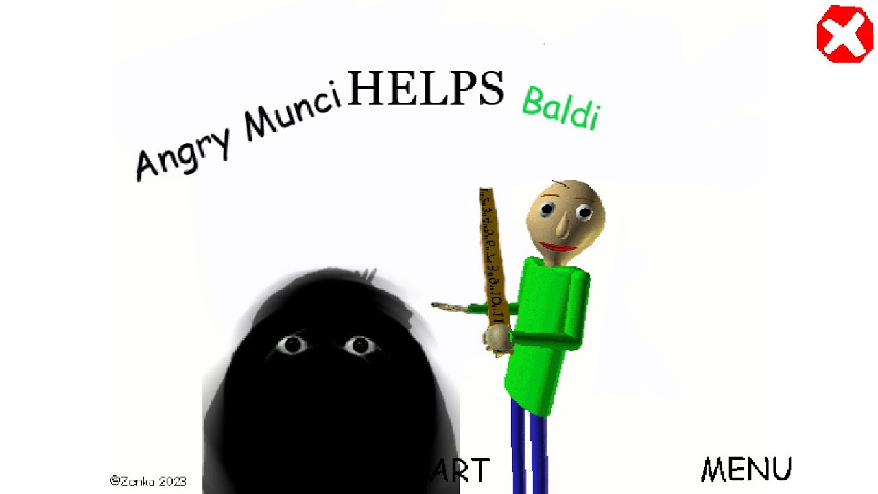 Angry Munci Helps Baldi (Baldi V1.4.3 Mod) - YouTube