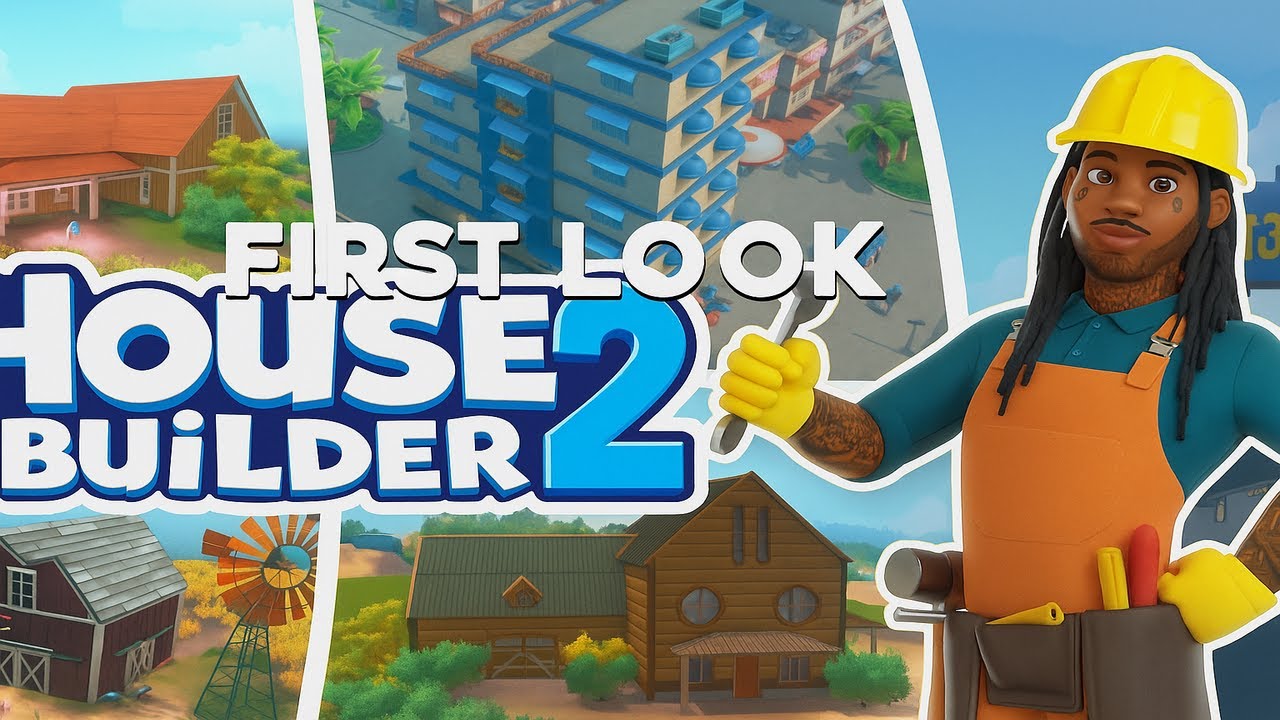 House Builder 2 Early Access Review Gameplay First Look (No Commentary ...