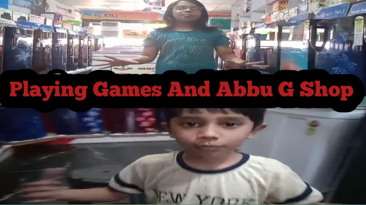 Playing Games And Abbu G ki Shop Gaye - YouTube