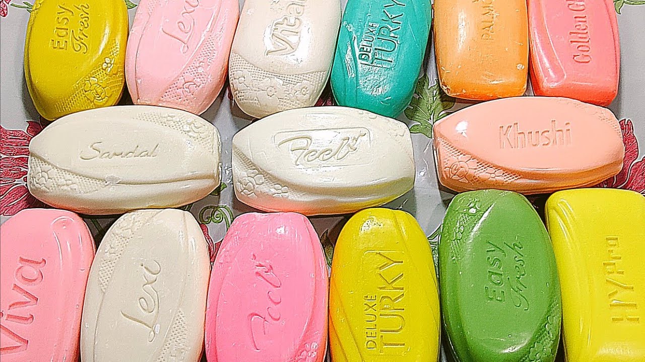 Unwrapping Soaps ASMR opening Haul Leisurely Unpacking Soap Relaxing ...