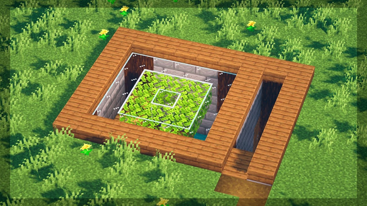 CASA SUBTERRANEA SIMPLES - MINECRAFT TUTORIAL - YouTube