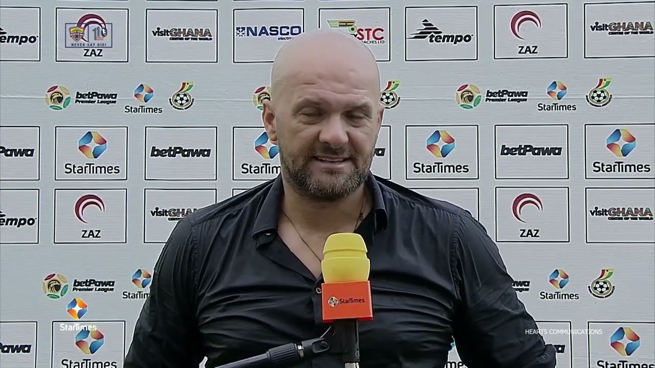 Slavko Matic pitch side interview - YouTube