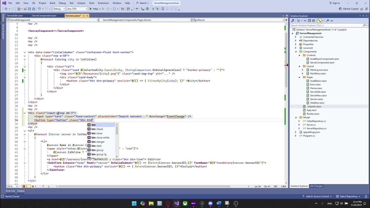 Aula 5 - Blazor - YouTube