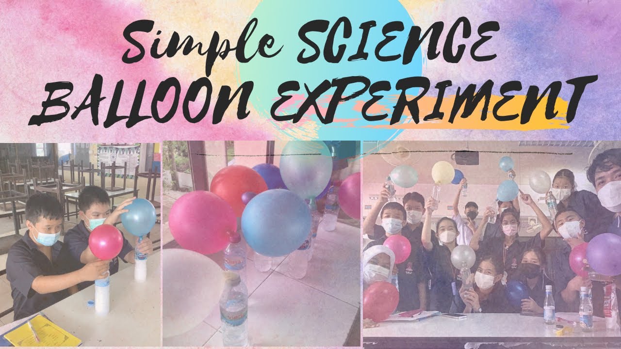 SIMPLE SCIENCE: STATES OF MATTER EXPERIMENT|BAKING SODA,VINEGAR,BALLOON ...
