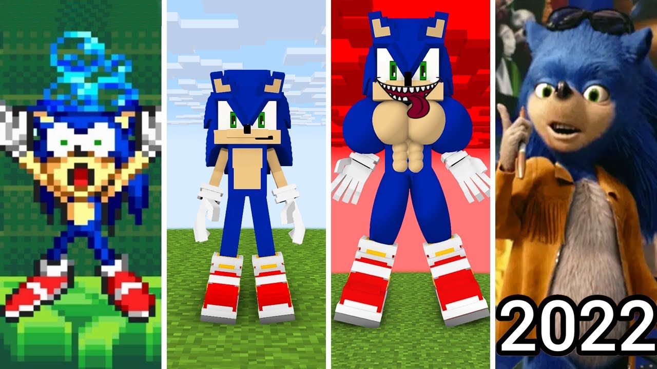 Evolution of Sonic in Minecraft Meme Dancing Song (Minecraft Animation ...