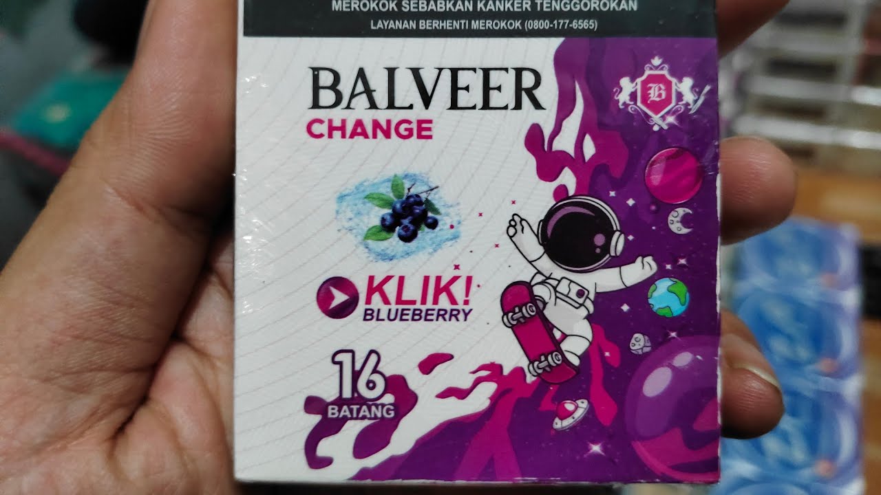 REVIEW ROKOK : BALVEER CHANGE KLIK BLUEBERRY - YouTube