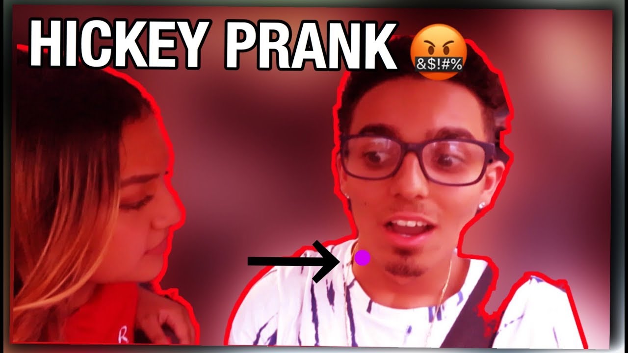 HICKEY PRANK ON GIRLFRIEND!! - YouTube