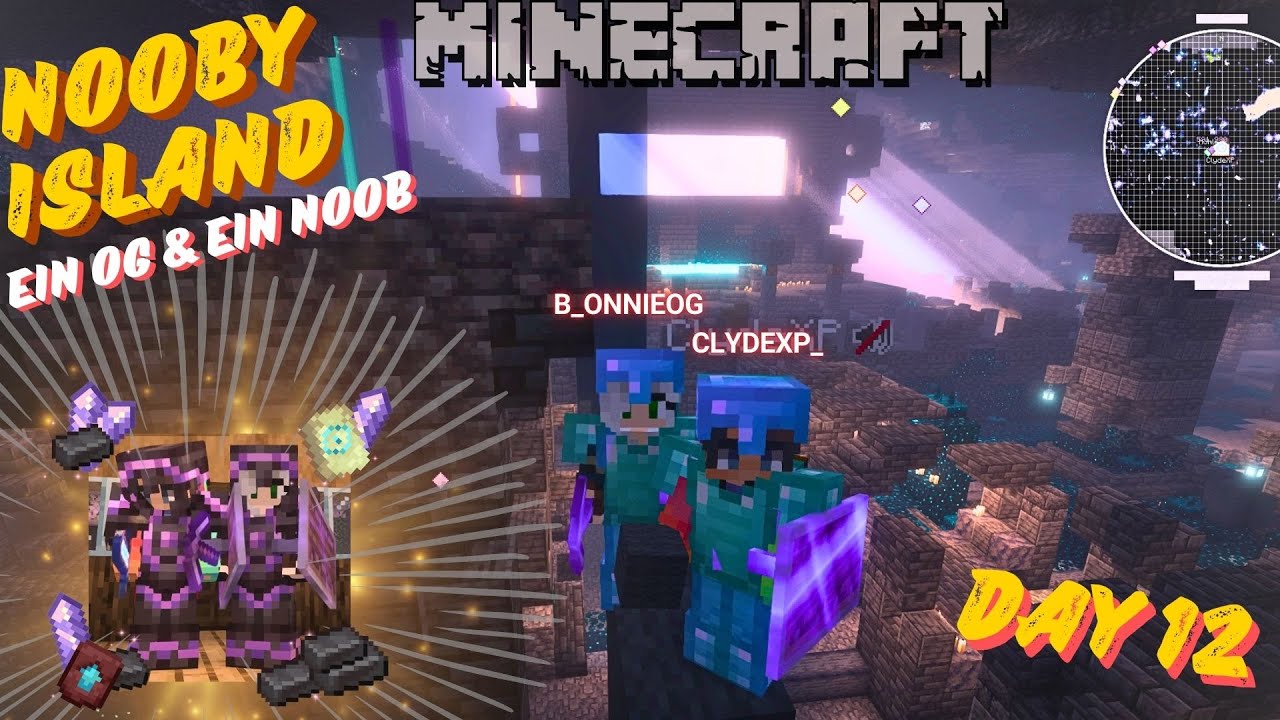 NOOBY ISLAND Tag 12: DIAS farmen für FULL NETHERITE - in ner Ancient ...