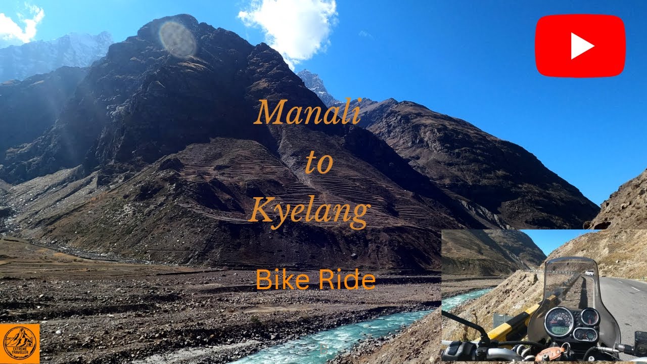 Manali to Keylong road trip in autumn | Sissu | Atal tunnel | Himachal ...