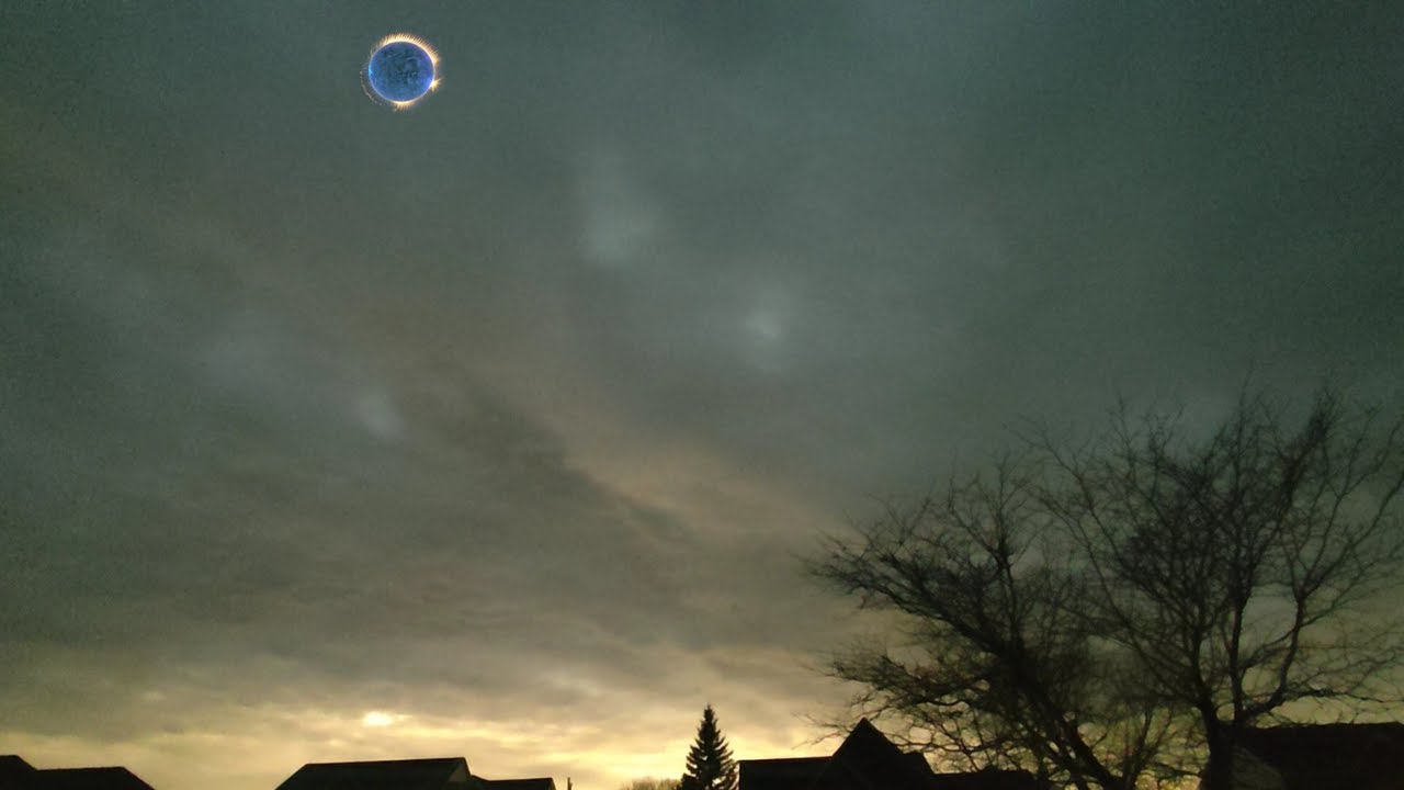Solar Eclipse of 2024 at Buffalo NY | Full Video of Rare Totality ...