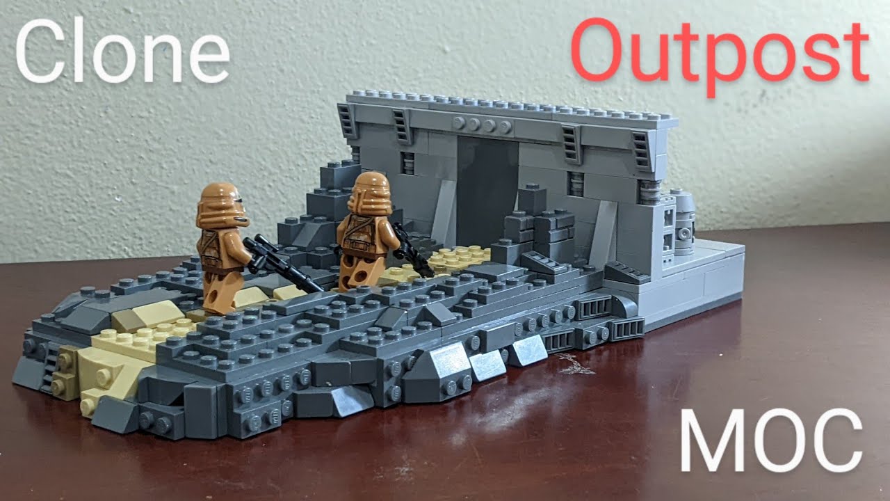 Lego star wars: Clone outpost/base MOC - YouTube