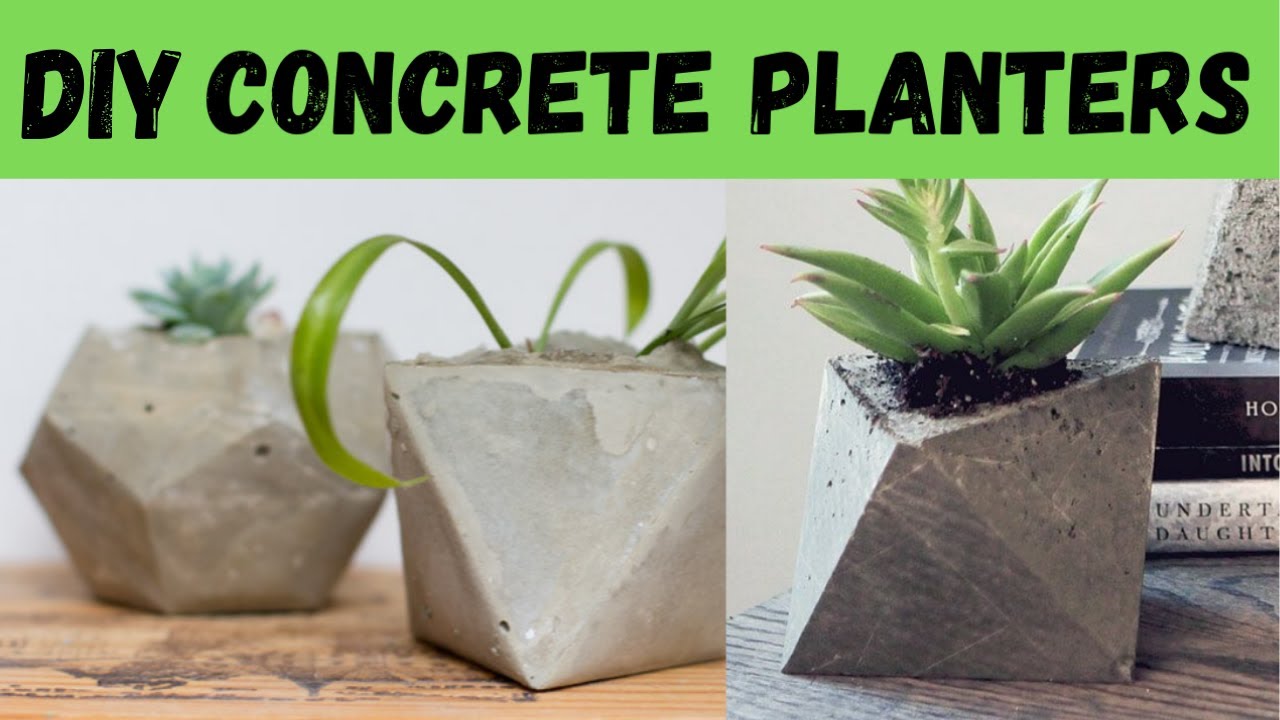 Concrete Crafting Magic: Transform Your Space with DIY Planters! # ...