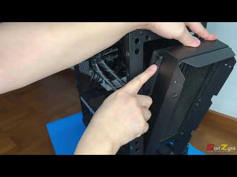 Radiator Placement In Lian Li Lancool II Case - YouTube