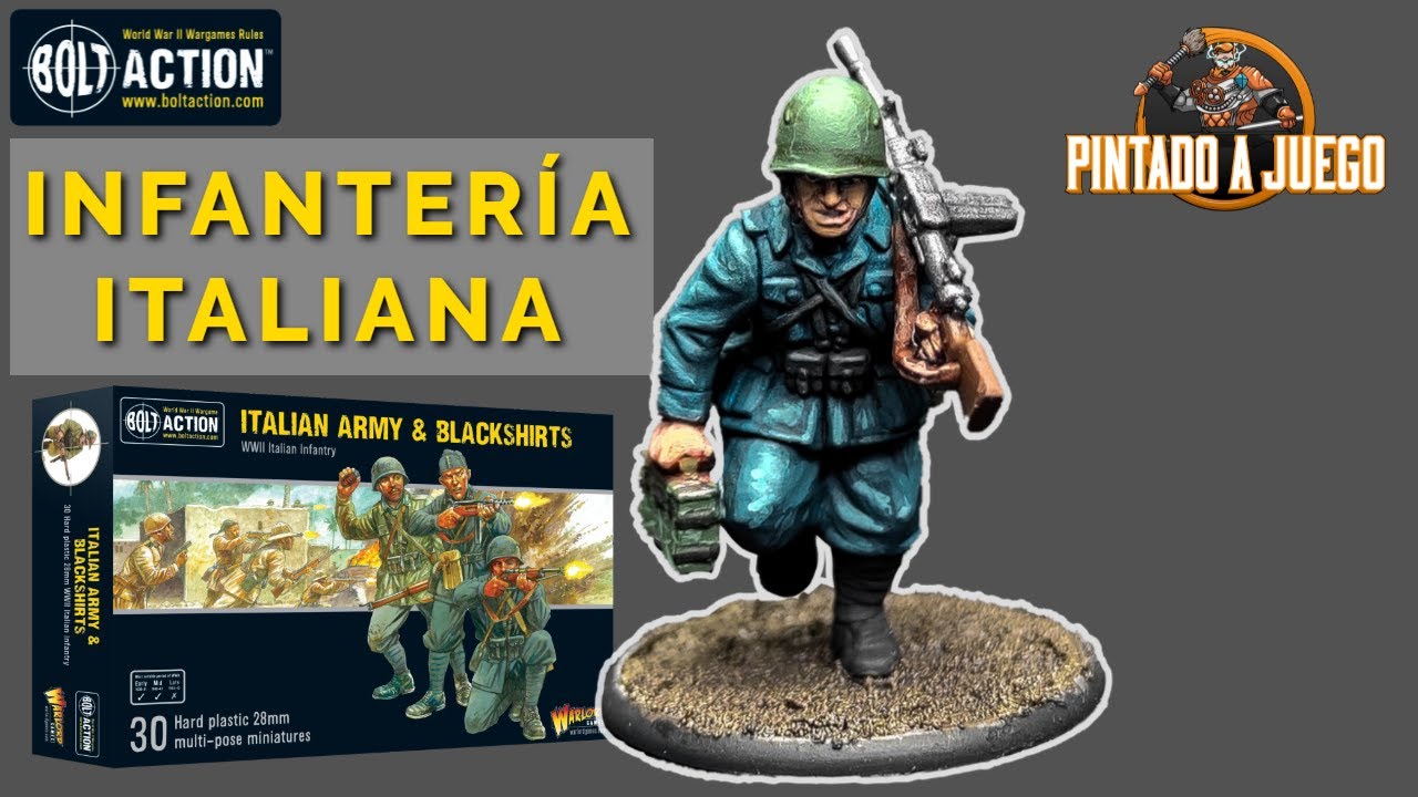 👩‍🎨TUTORIAL 👩‍🎨COMO PINTAR 🍕ITALIANOS 🍕PARA BOLT ACTION! / HOW TO PAINT ...