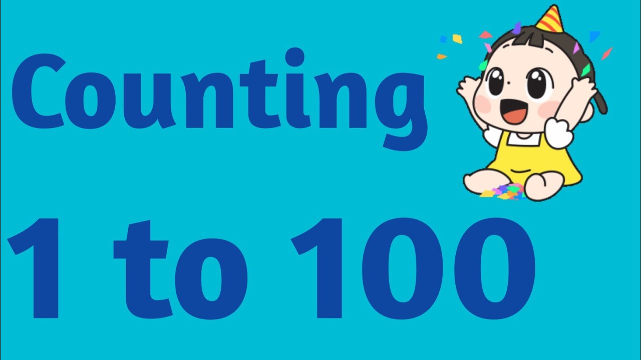 1 to 100 counting, Numbers for kids, learning Counting in English ...