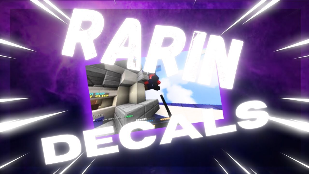 This Minecraft Montage is On Next Level! | Rarin - Decals | Nethergames ...