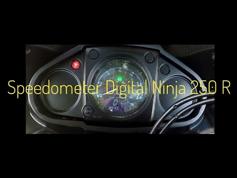 Speedometer Digital Ninja 250 R - YouTube