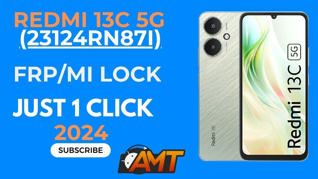 redmi 13c 5g frp amt tool(23124RN87I) 2024 - YouTube