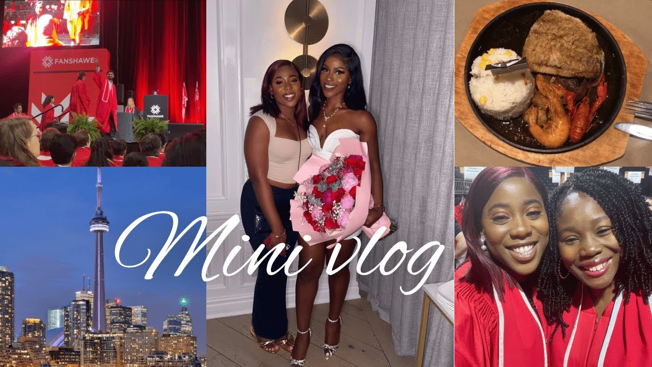 FANSHAWE GRADUATION||WEEKEND IN TORONTO||TRYING SEAFOOD FOR THE FIRST ...