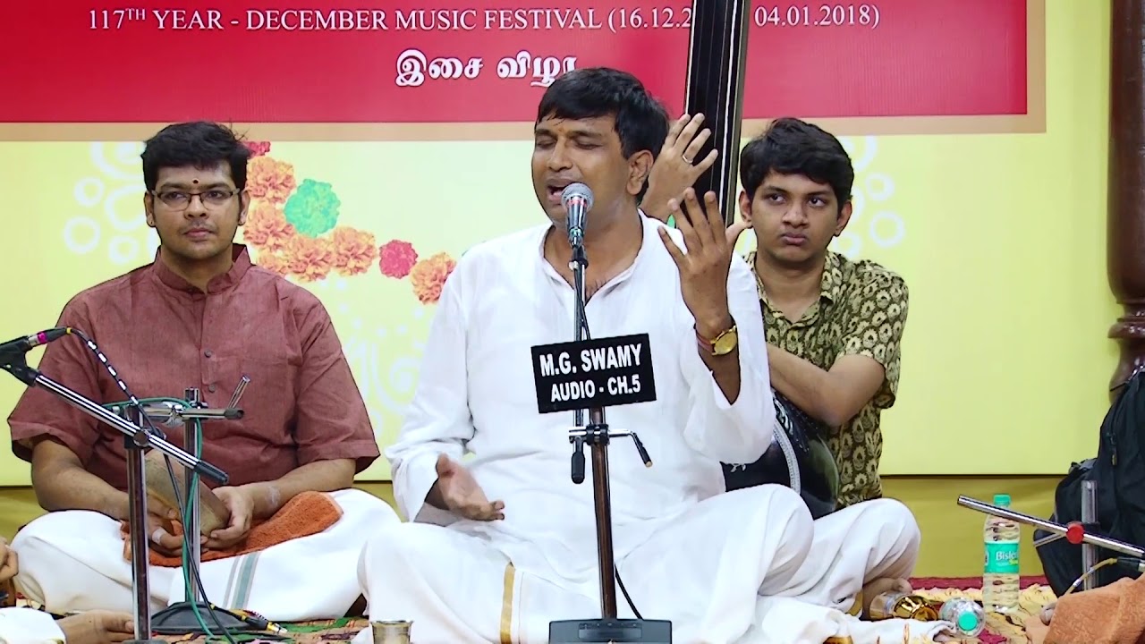G.Ravikiran l Carnatic Vocal l December Music Festival 2017 l Sri ...