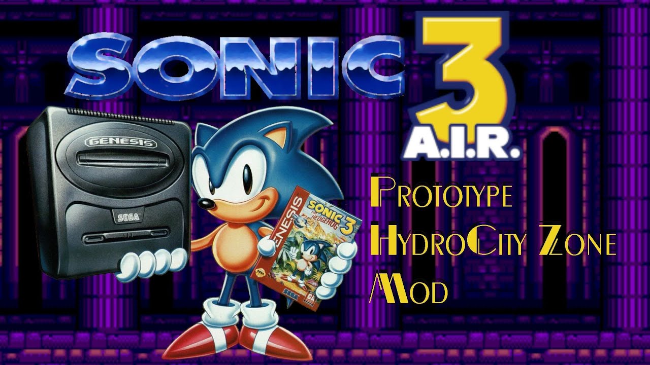 Sonic 3 AIR Mods - Proto HydroCity Zone - YouTube